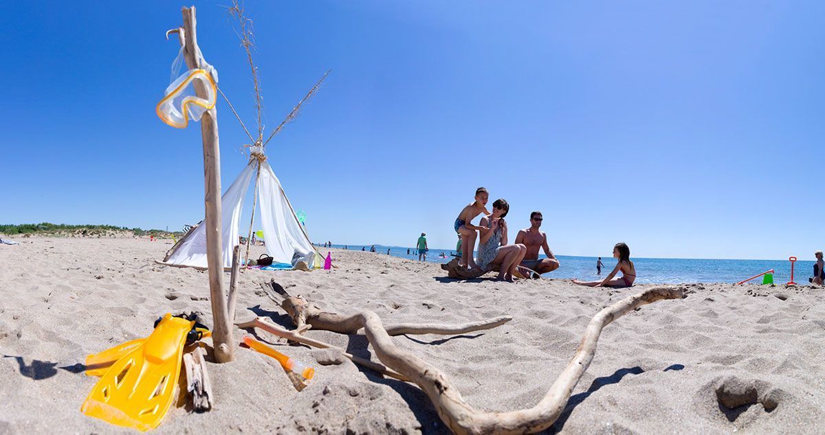 Camping Le Sérignan Plage | Stacaravans & Lodgetenten | Roan